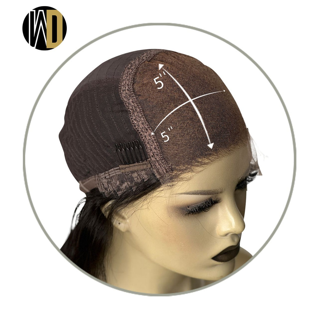 Jet Black 5x5 HD Lace Closure Wig | Wig Dealer